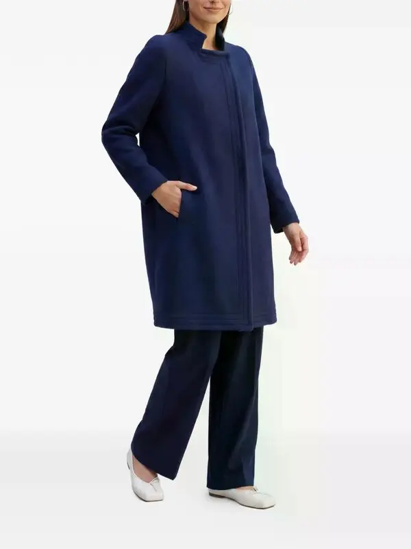 GIANLUCA CAPANNOLO High-neck Concealed-fastening Coat