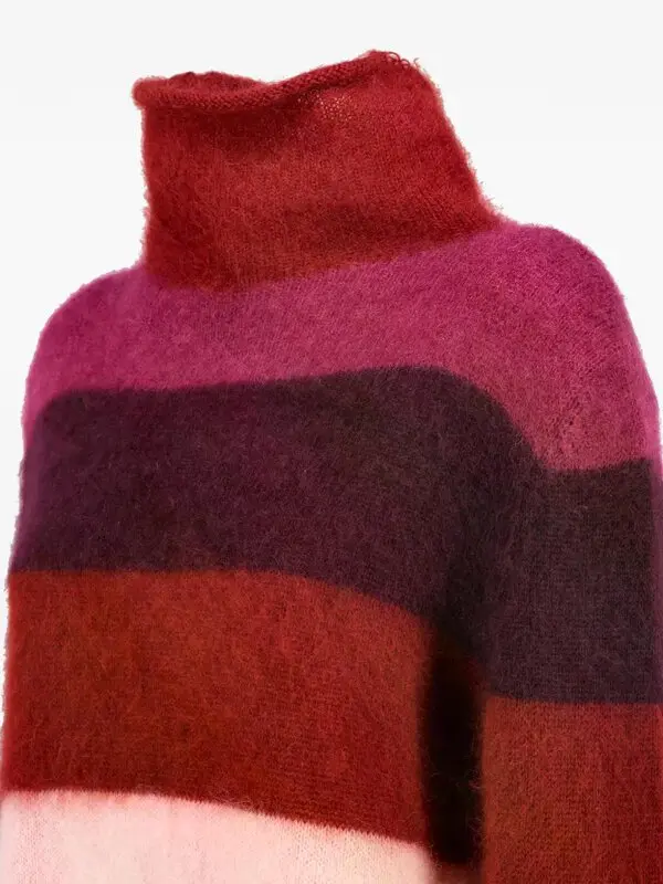 GIANLUCA CAPANNOLO Striped Roll-neck Sweater