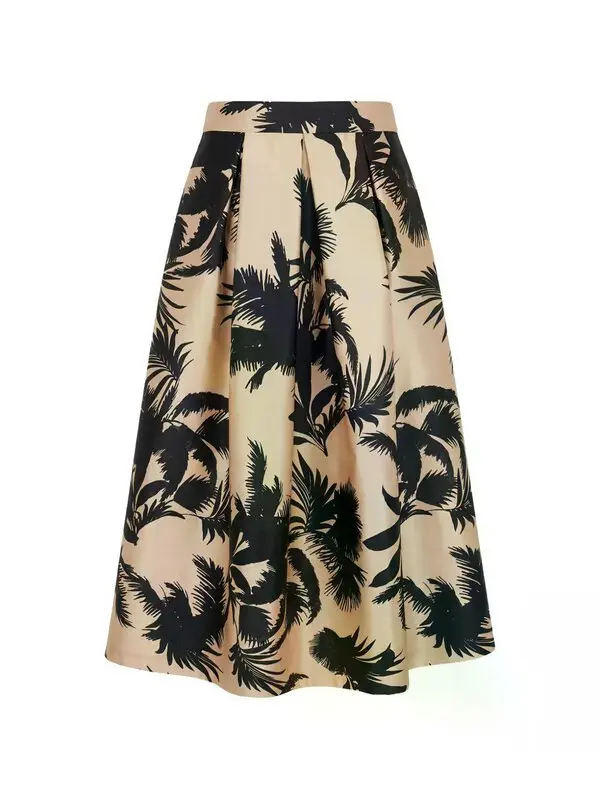 LUNATICA MILANO K Palm Midi Skirt