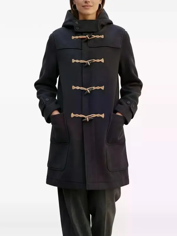 Polo Ralph Lauren Hooded Toggle-Fastening Long Coat - Grey
