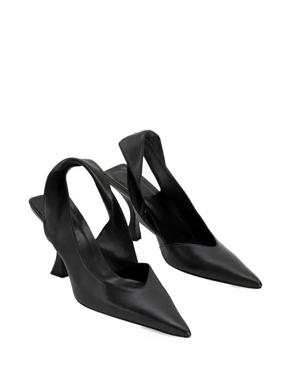 By Far Yasha Twist-strap Pumps