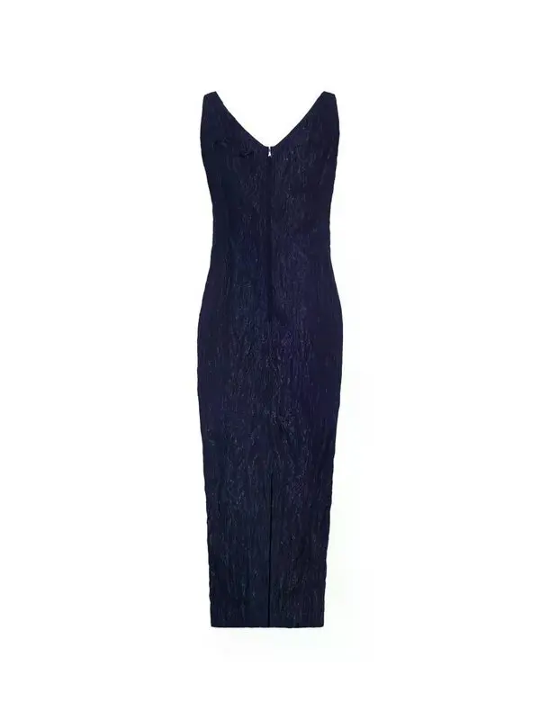 Adam Lippes Willa Crinkled-effect Midi Dress