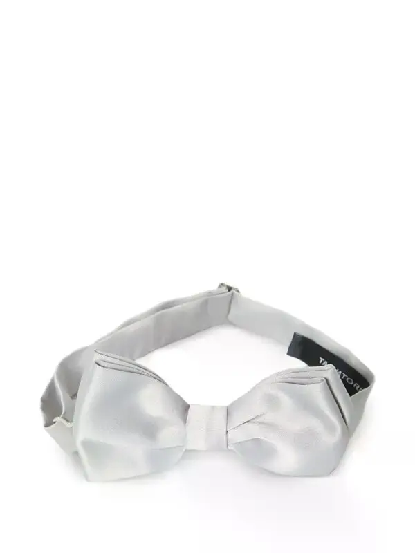 Tagliatore Knotted Bow Tie - Grey