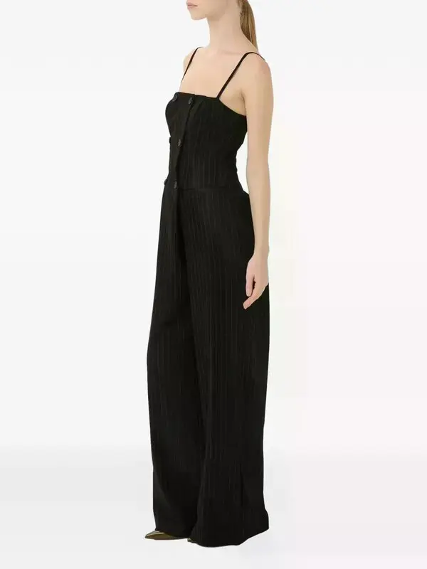 GESTUZ Gzjoelle Pinstripe Double-breasted Jumpsuit