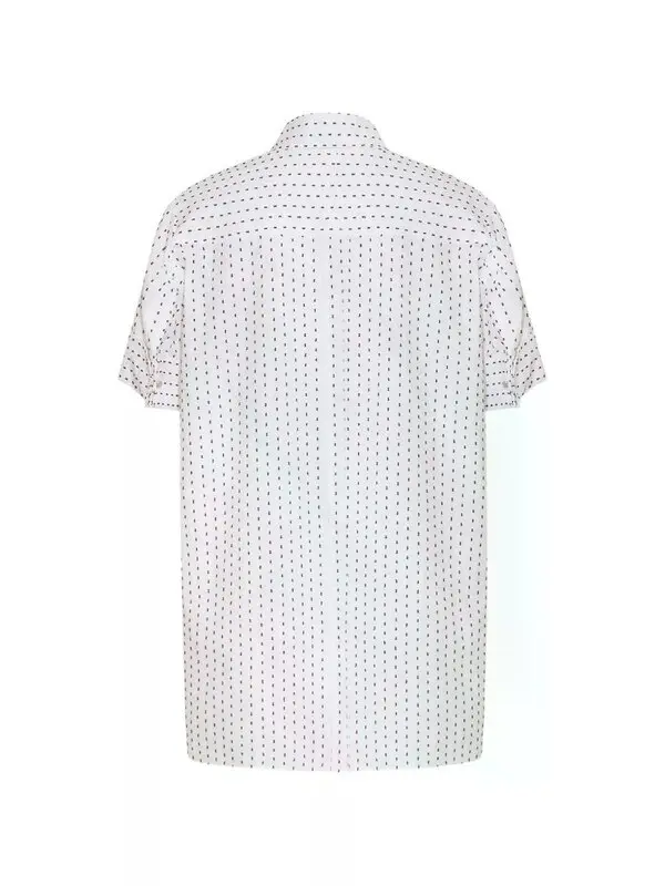 Adam Lippes Trapeze Embroidered Shirt