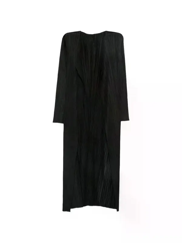 Issey Miyake Long-sleeve Coat - Black
