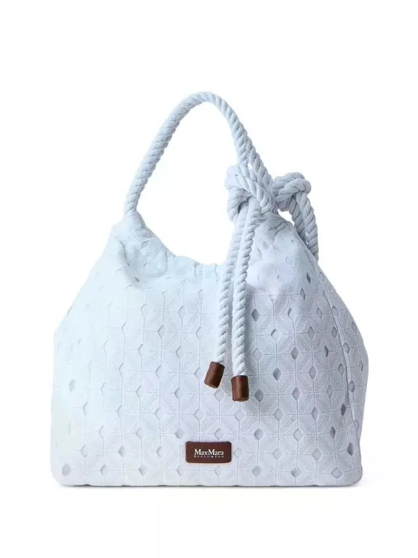 Max Mara Arte Tote Bag - White