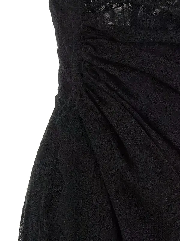Ermanno Scervino Draped Midi Dress