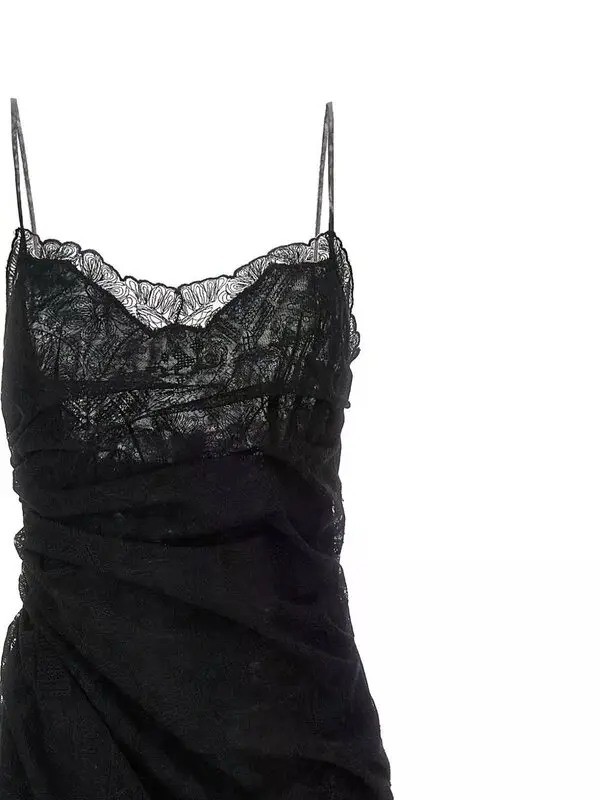 Ermanno Scervino Draped Midi Dress