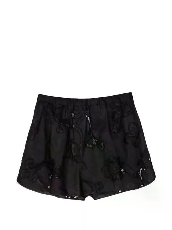 SEMICOUTURE Embroidered Poplin Shorts