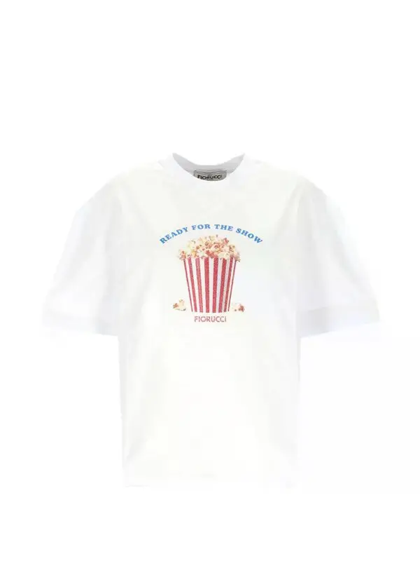 Fiorucci Graphic Print T-shirt - White