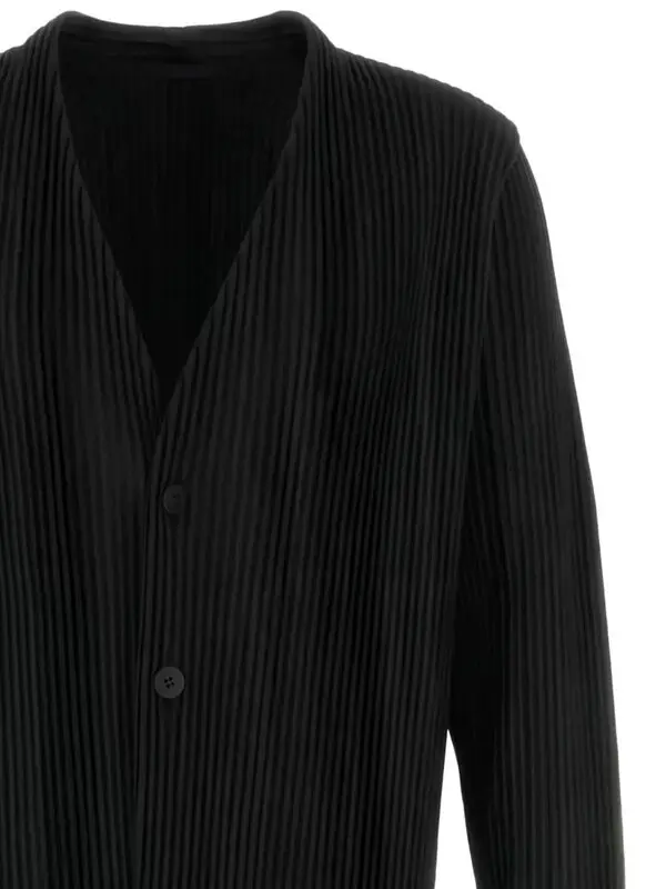 Issey Miyake Pleated V-neck Jacket