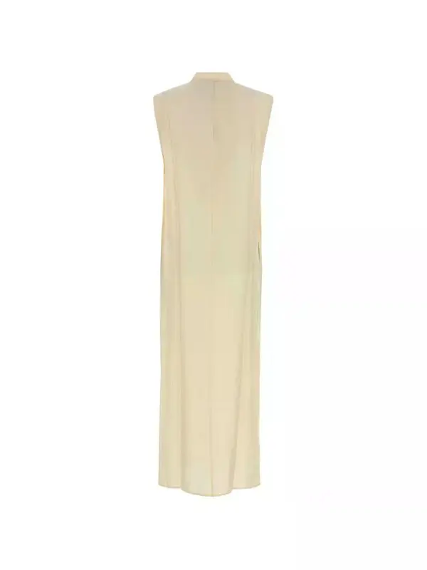 Le Kasha Sleeveless Maxi Shirt Dress - Neutrals