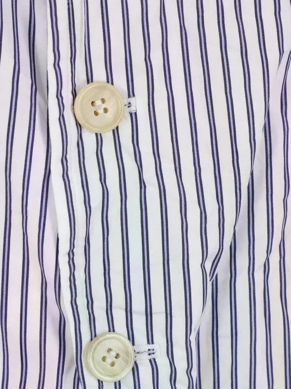 Comme Des Garçons Striped Cotton Jacket