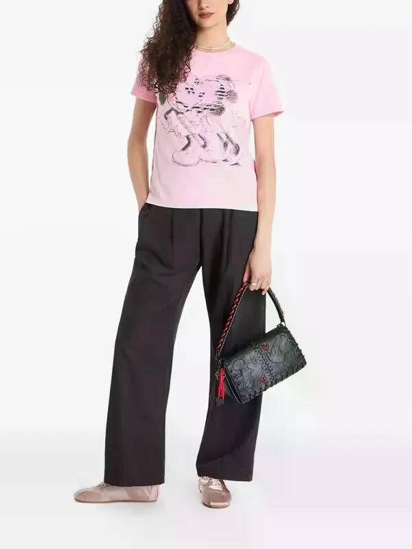 Desigual Heart Print Short Sleeve T-shirt