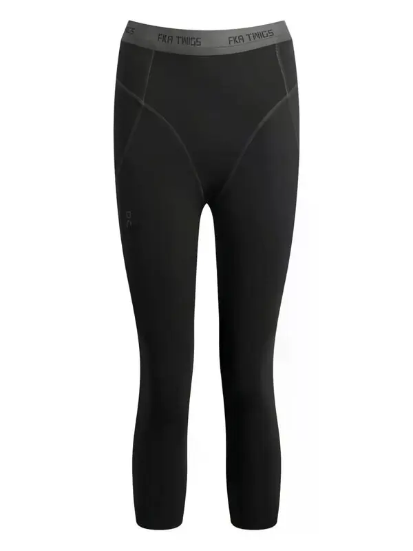 On Seam-detail Leggings - Black