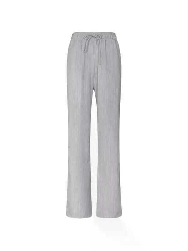 GAËLLE PARIS Gaelle Pinstriped Track Pants - Grey