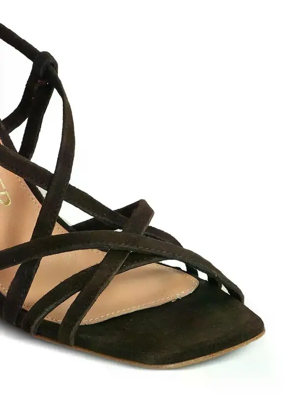 THE SELLER Strappy Suede Slingback Sandals