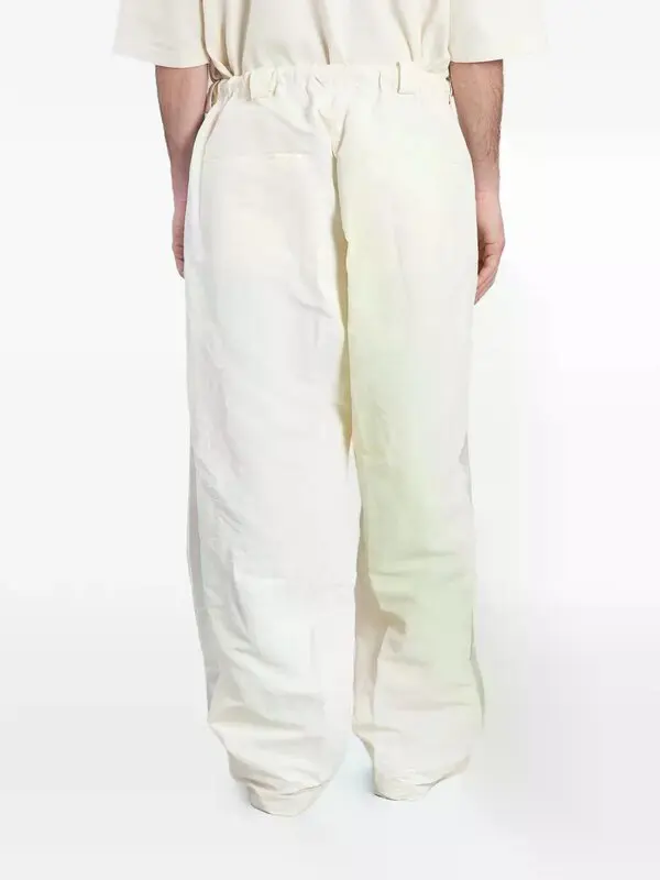 WILLY CHAVARRIA Satin-trim Wide-leg Trousers