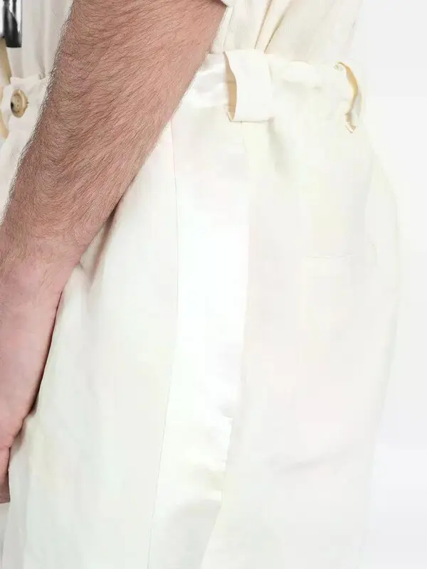 WILLY CHAVARRIA Satin-trim Wide-leg Trousers