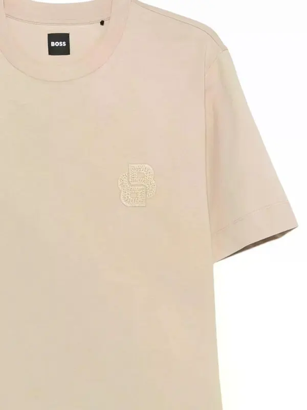 BOSS Logo-embroidered T-shirt