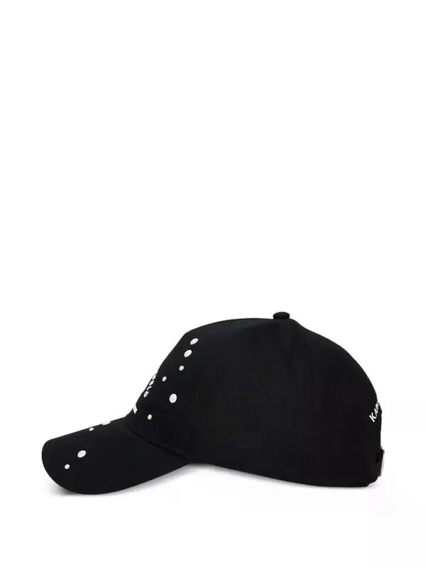Karl Lagerfeld Faux-pearl Embellished Baseball Cap