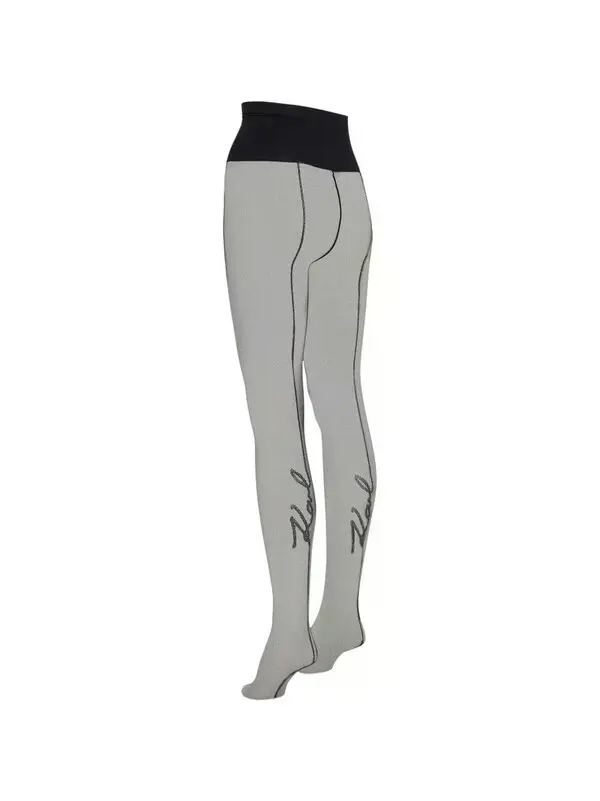 Karl Lagerfeld Signature Logo Tights