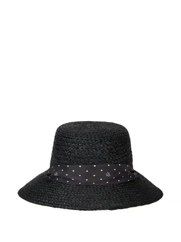 Karl Lagerfeld Raffia Bucket Hat
