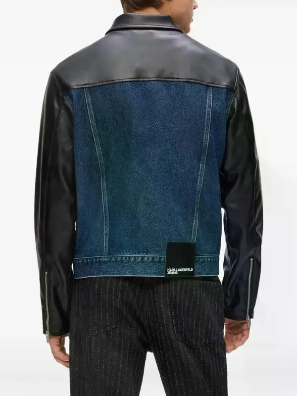 Karl Lagerfeld Panelled Denim Jacket