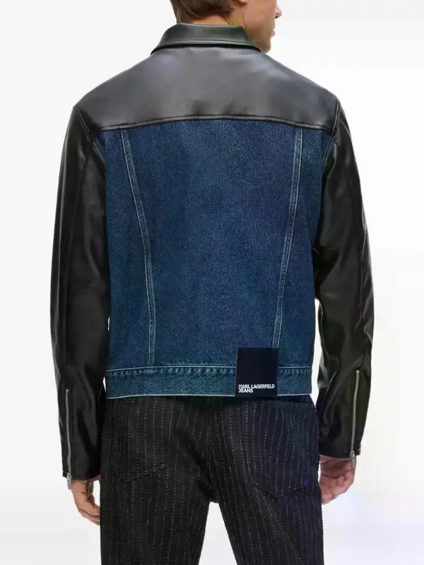 Karl Lagerfeld Panelled Denim Jacket