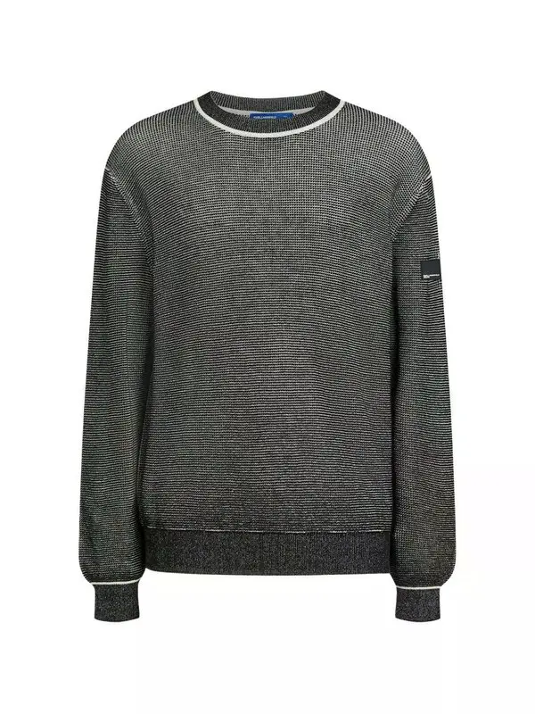 Karl Lagerfeld Waffle-knit Sweater - Black