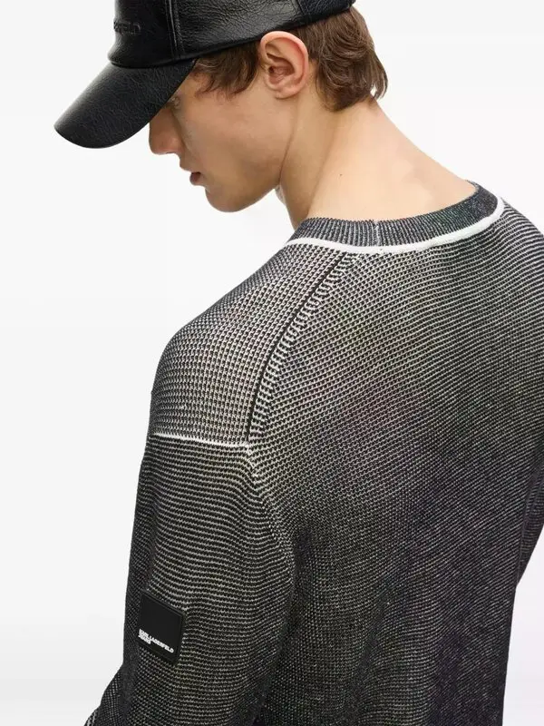 Karl Lagerfeld Waffle-knit Sweater