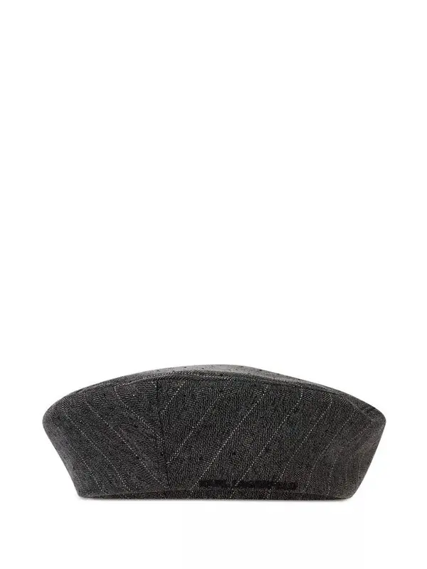 Karl Lagerfeld K/autograph Pinstripe Beret