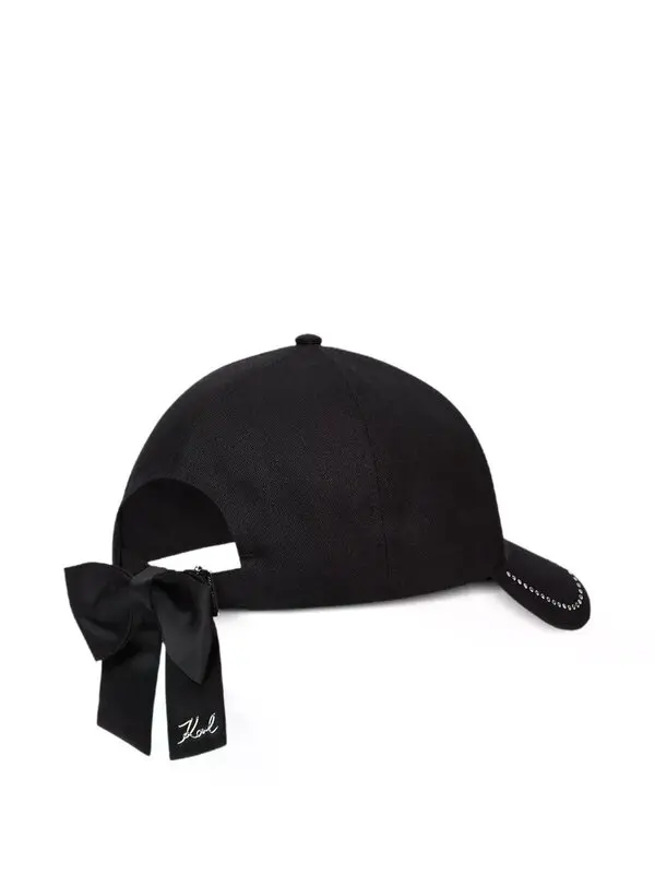 Karl Lagerfeld K/signature Baseball Cap