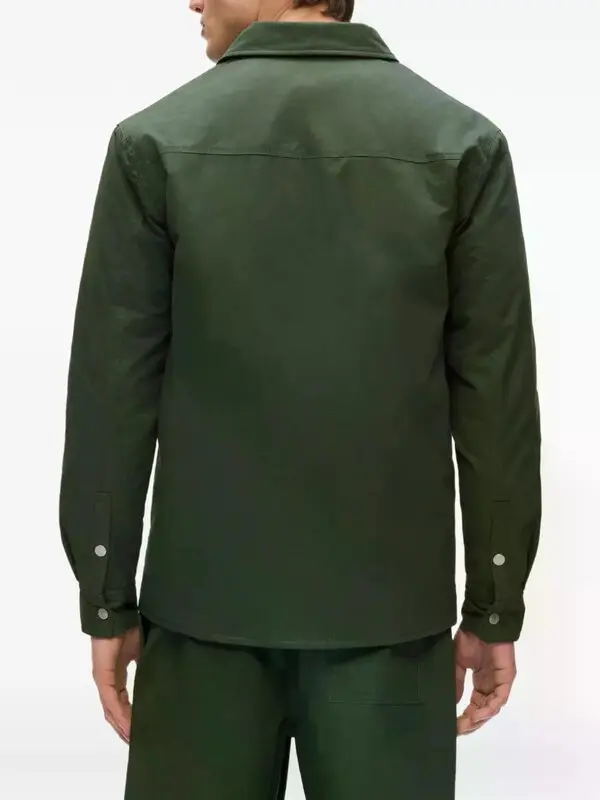 Karl Lagerfeld Logo-embroidered Cotton Overshirt
