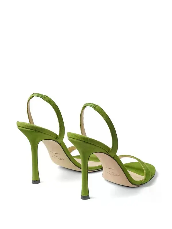 JIMMY CHOO Jenn Suede Heeled Sandals