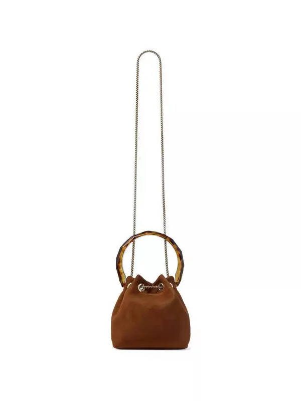 JIMMY CHOO Bon Bon Bucket Bag - Brown