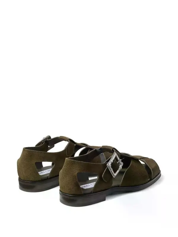 JIMMY CHOO Meadow Buckled-detail Sandals