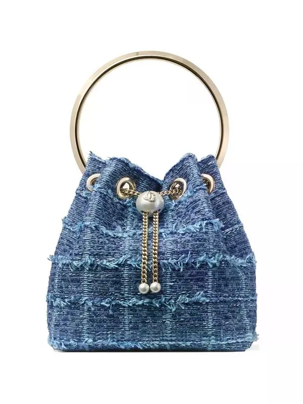 JIMMY CHOO Bon Bon Bucket Bag - Blue