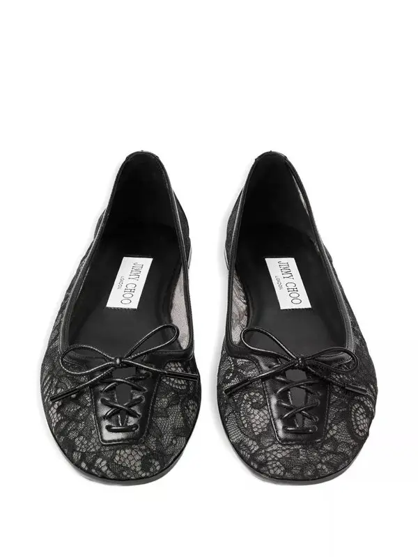 JIMMY CHOO Scarlett Lace Ballet Flats