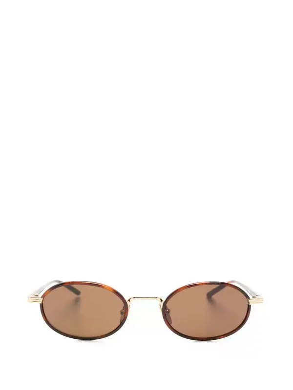 Chimi Lea Oval Sunglasses - Brown