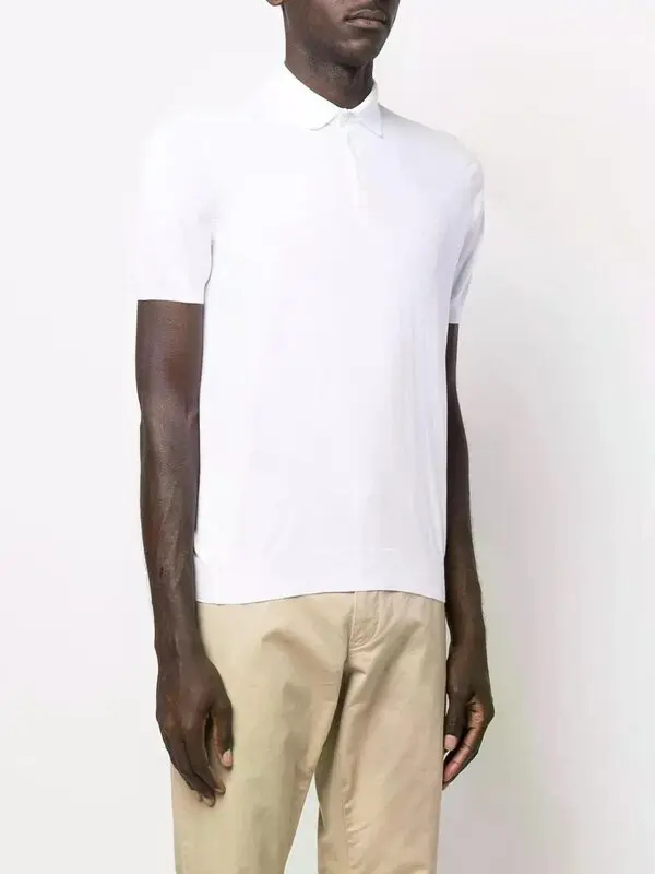 FILERIA Ribbed-trim Cotton Polo Shirt