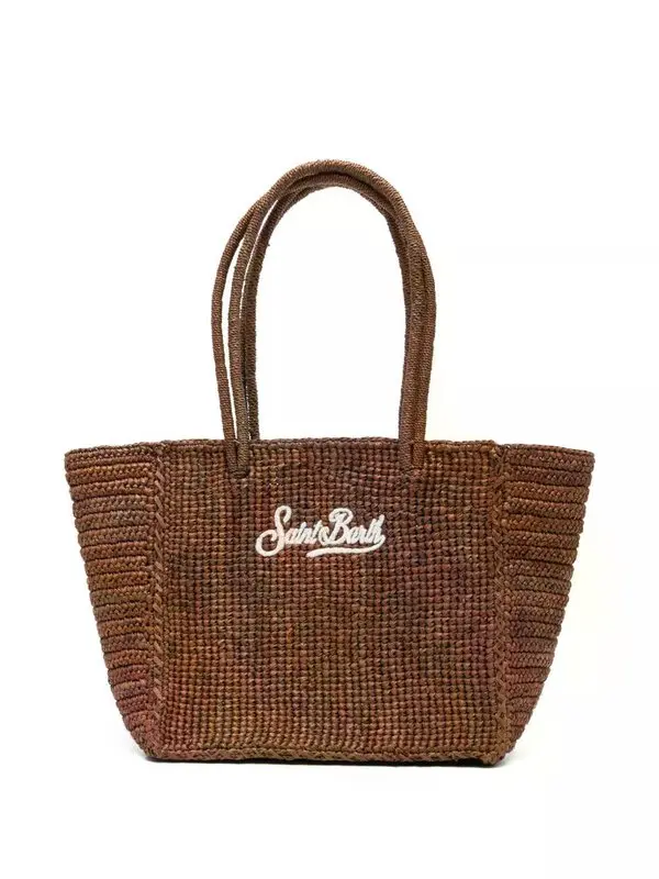 MC2 SAINT BARTH Raffia Shoulder Bag