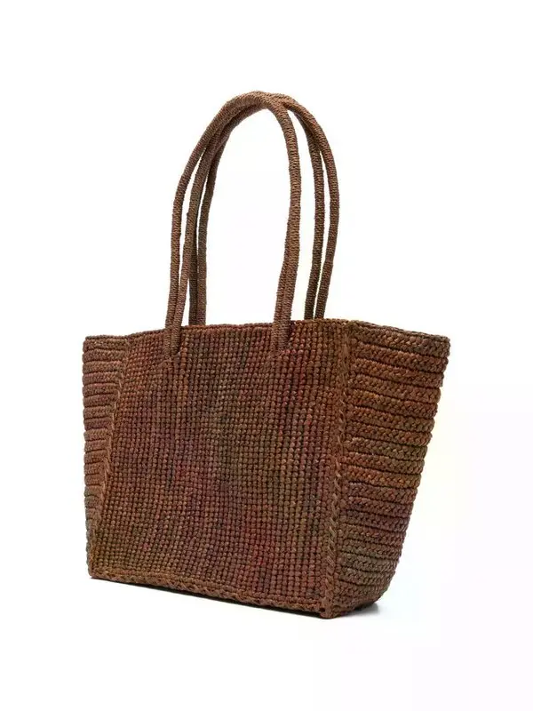 MC2 SAINT BARTH Raffia Shoulder Bag