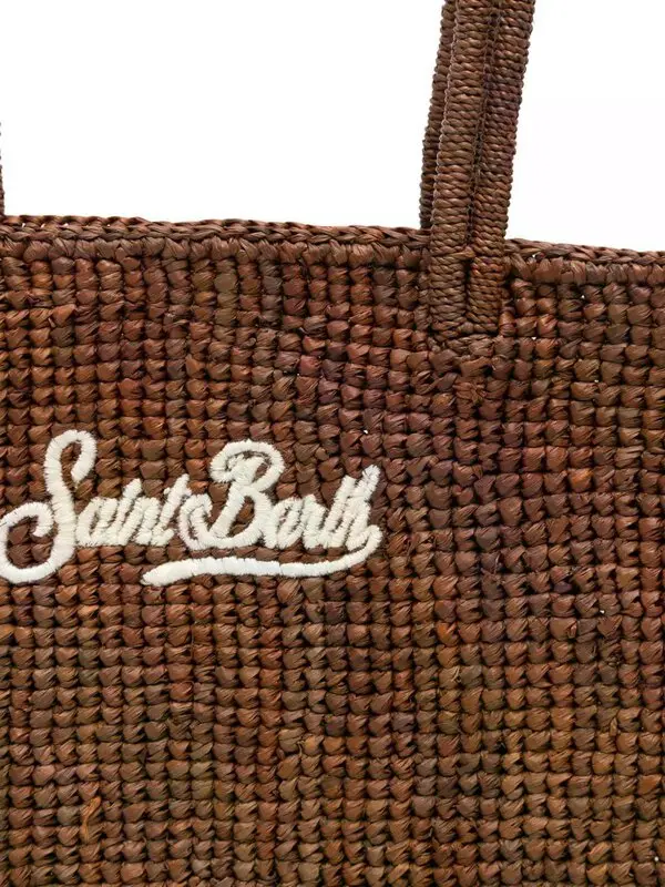MC2 SAINT BARTH Raffia Shoulder Bag