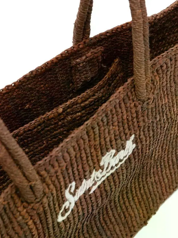 MC2 SAINT BARTH Raffia Shoulder Bag