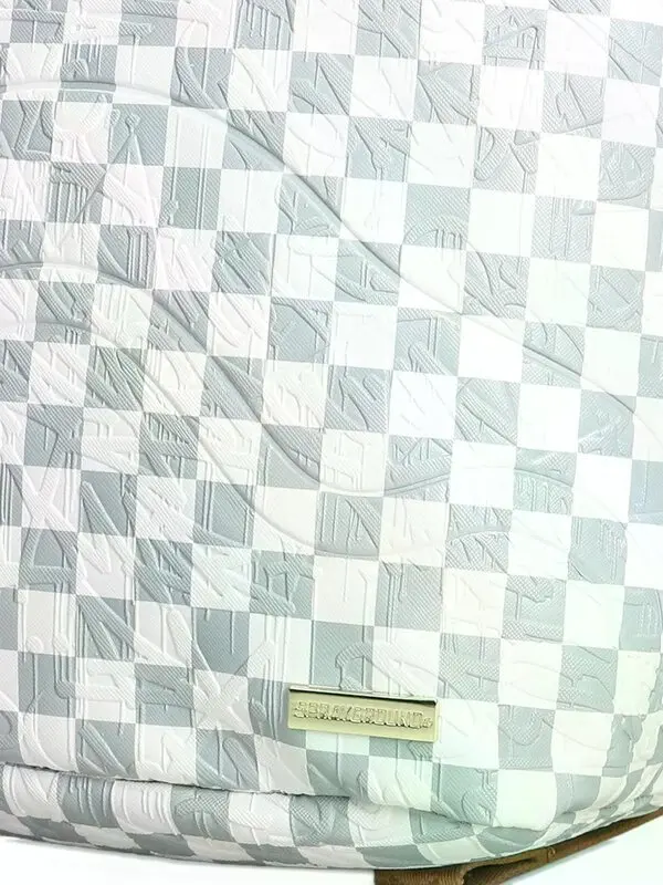 SPRAYGROUND 3am Check Pattern Embossed Backpack