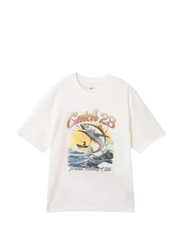 JORDAN Graphic-print T-shirt - White