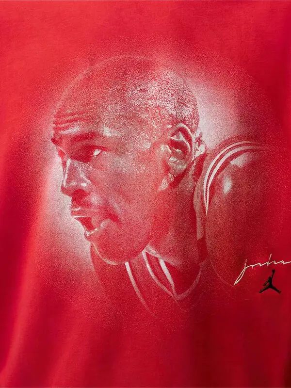 JORDAN Flight Essentials Graphic-print T-shirt - Red
