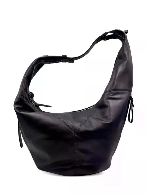 BONASTRE Bow Curved-zip Shoulder Bag